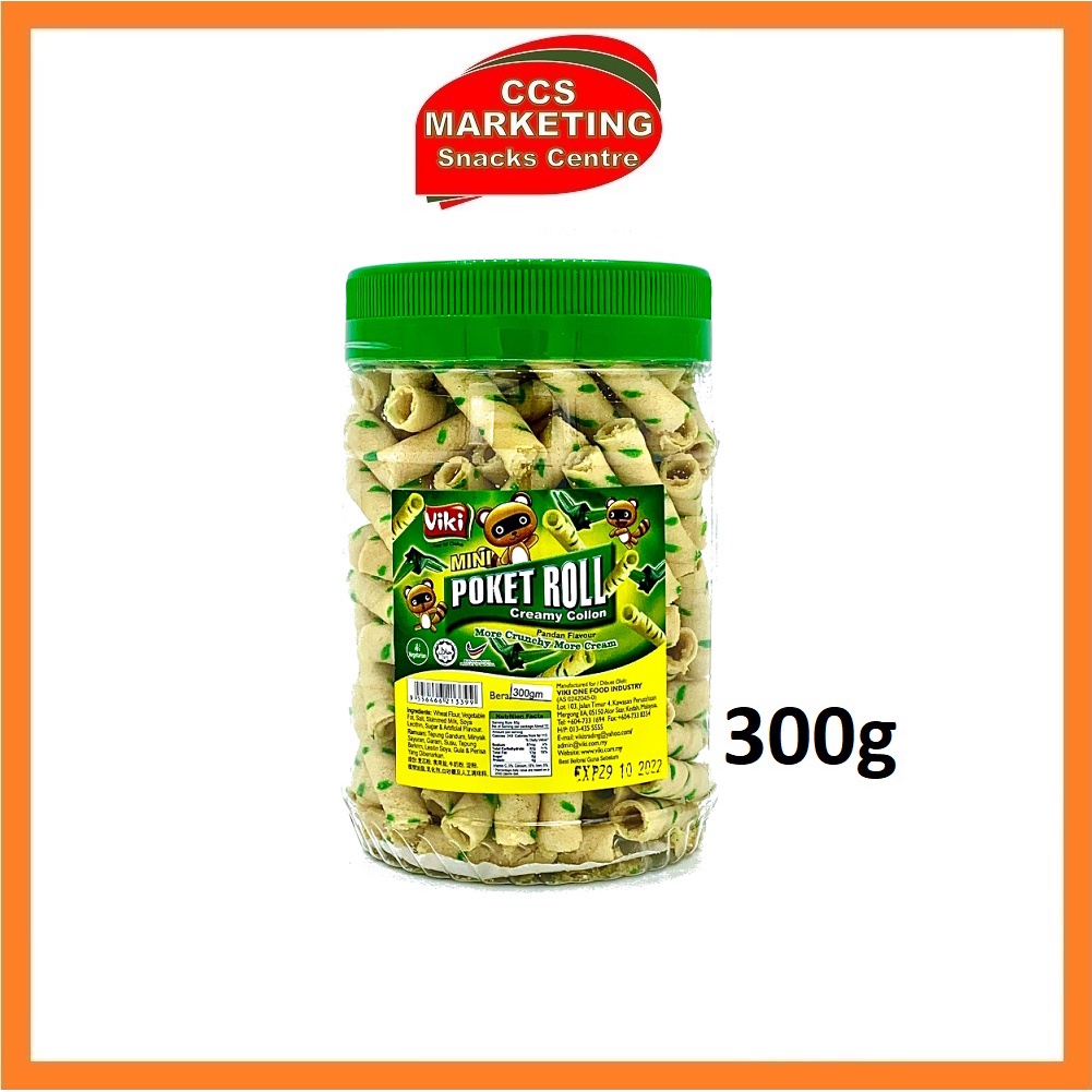CCS Viki Mini Poket Roll Creamy Collon Strawberry / Pandan / Chocolate ...