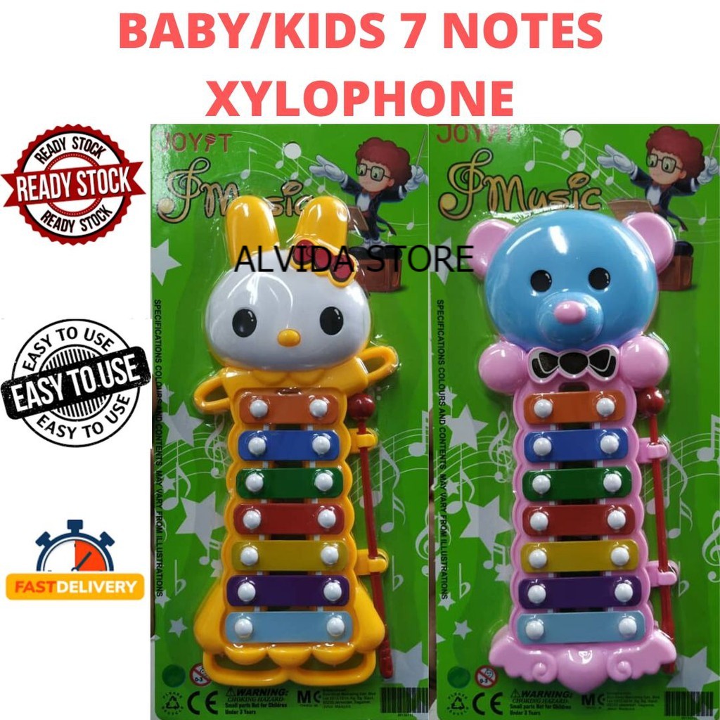 MALAYSIA STOCK- Education Toys Baby Kids Children 7 Notes Plastic ...