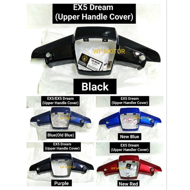 Honda Ex5/Ex5 Dream Upper Handle Cover/Handle Cover Atas(Black,New Red ...