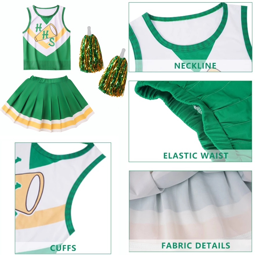 2022 Stranger Things Season 4 Chrissy Cunningham Cheerleader Cosplay