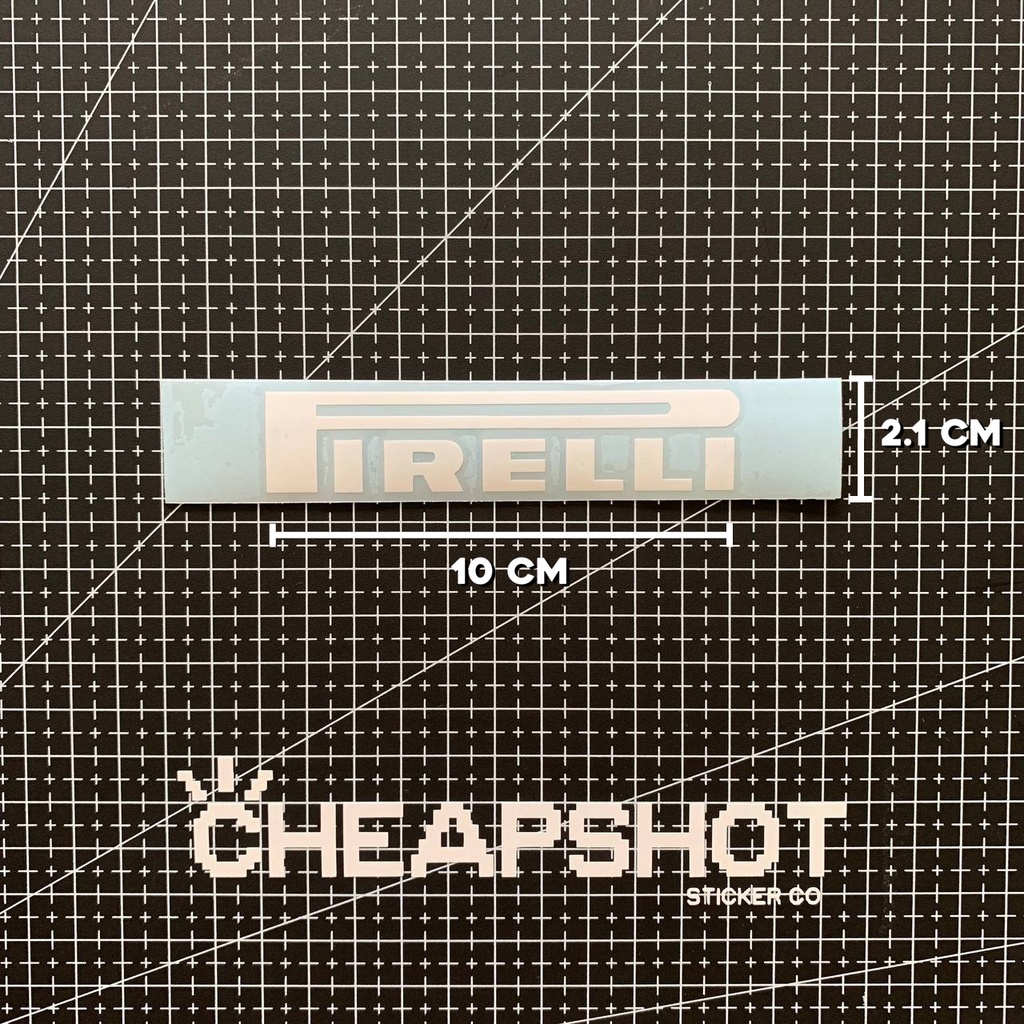 Pirelli MotoGP Racing SBK Sticker Cutting / Vinyl Cut / Sticker Potong ...