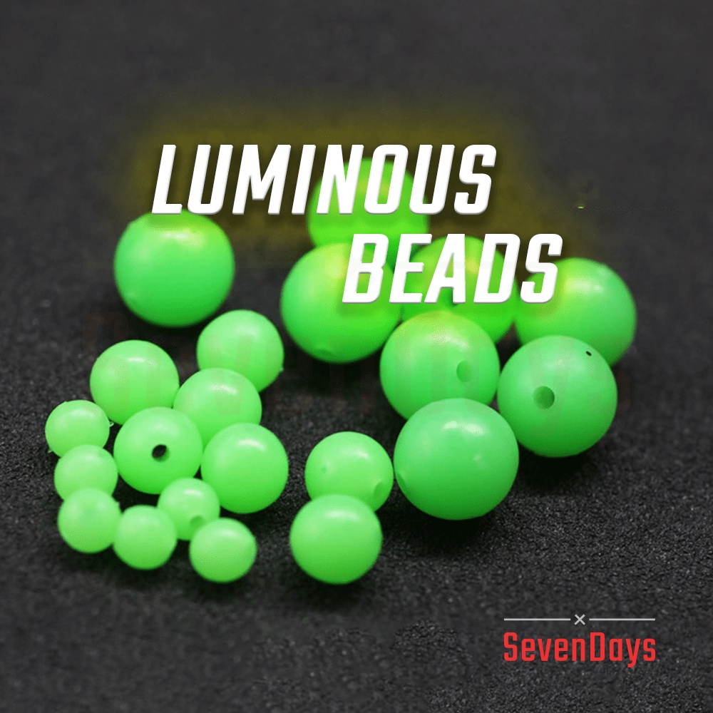 [20pcs] Luminous Beads Fishing Glowing Balls Sea Stopper Float Manik ...
