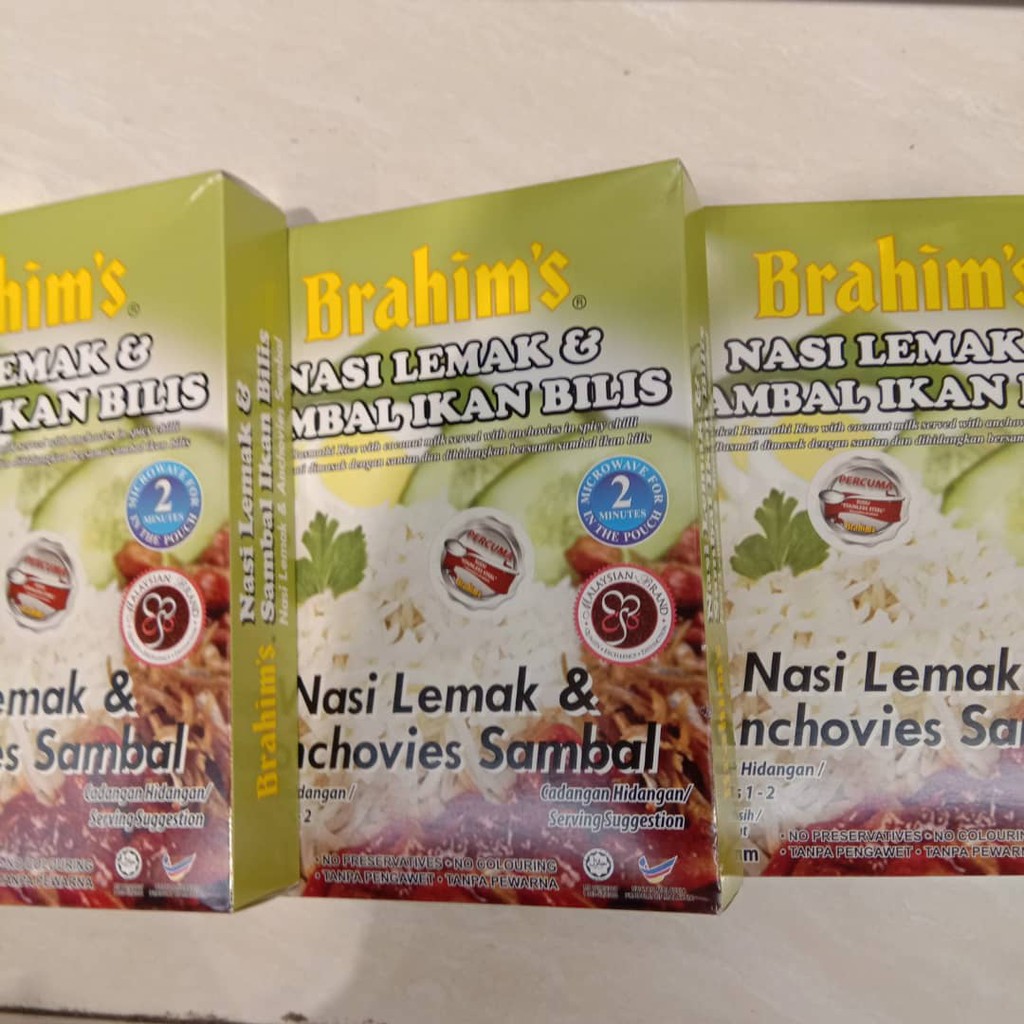 Brahim Nasi Lemak & Sambal Ikan Bilis | Shopee Malaysia
