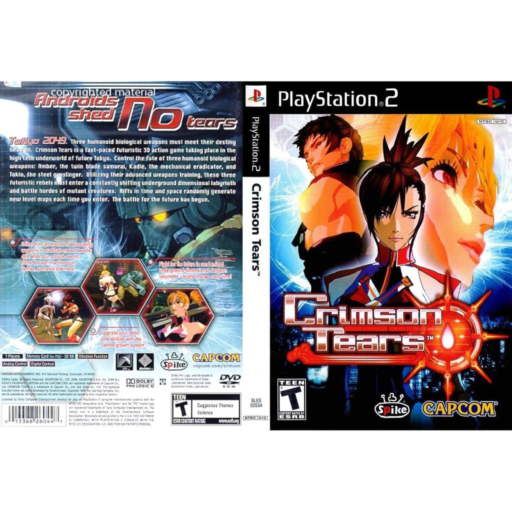 🔥PS2 CD DVD Games🔥 Crimson Tears (Dvd Game) | Shopee Malaysia