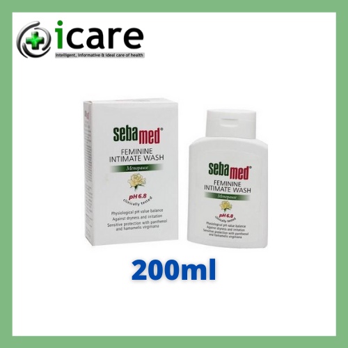 SEBAMED FEMININE INTIMATE WASH (MENOPAUSE) 200ML ( EXP DATE : 07/2027 ...