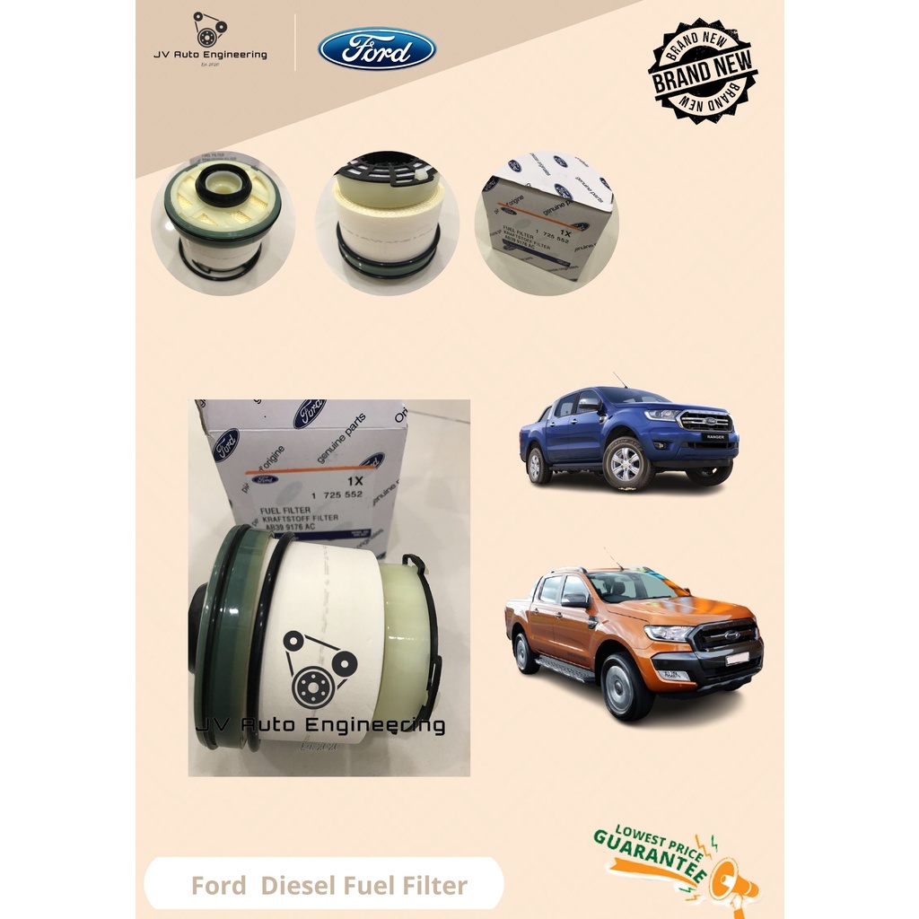 Fuel Filter FORD RANGER T6 T7 | MAZDA BT50 UP UR 2.2 3.2 [AB399176AC ...
