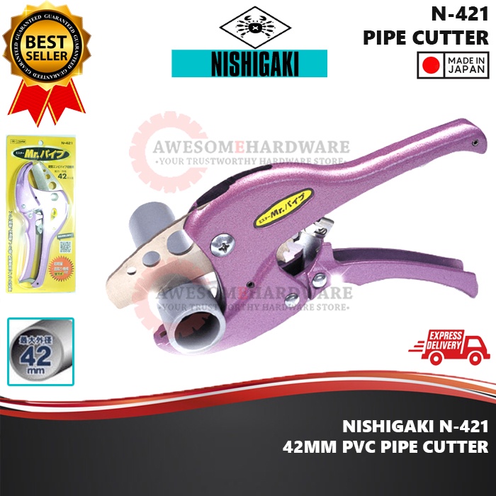 (MADE IN JAPAN) NISHIGAKI JAPAN N-421 42MM HEAVY DUTY PVC PIPE CUTTER ...