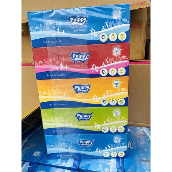 [HCM Pulppy tissue paper, 5 boxes x180 sheets/tissue tissue paper/Pppy ...