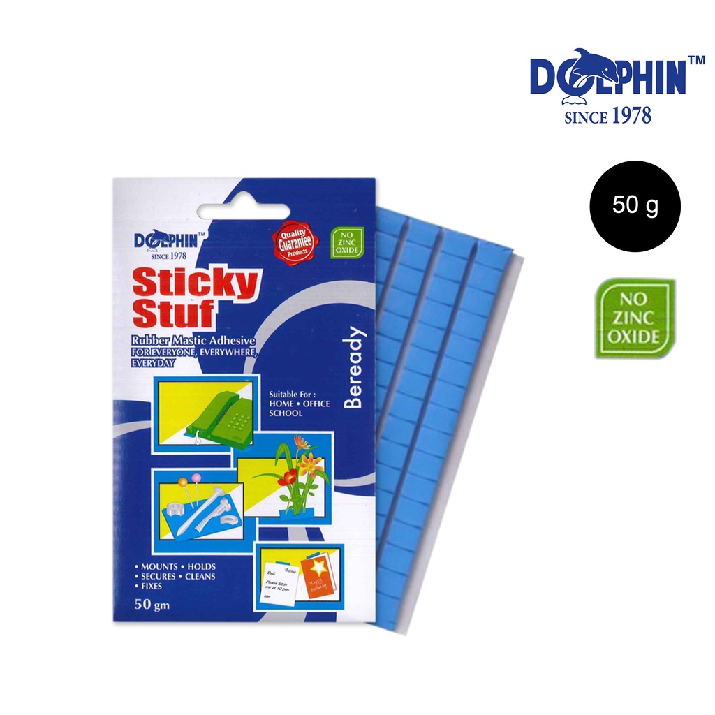 Dolphin | Tacky Clay | Beready - Sticky Stuff 50 g Rubber Mastic ...