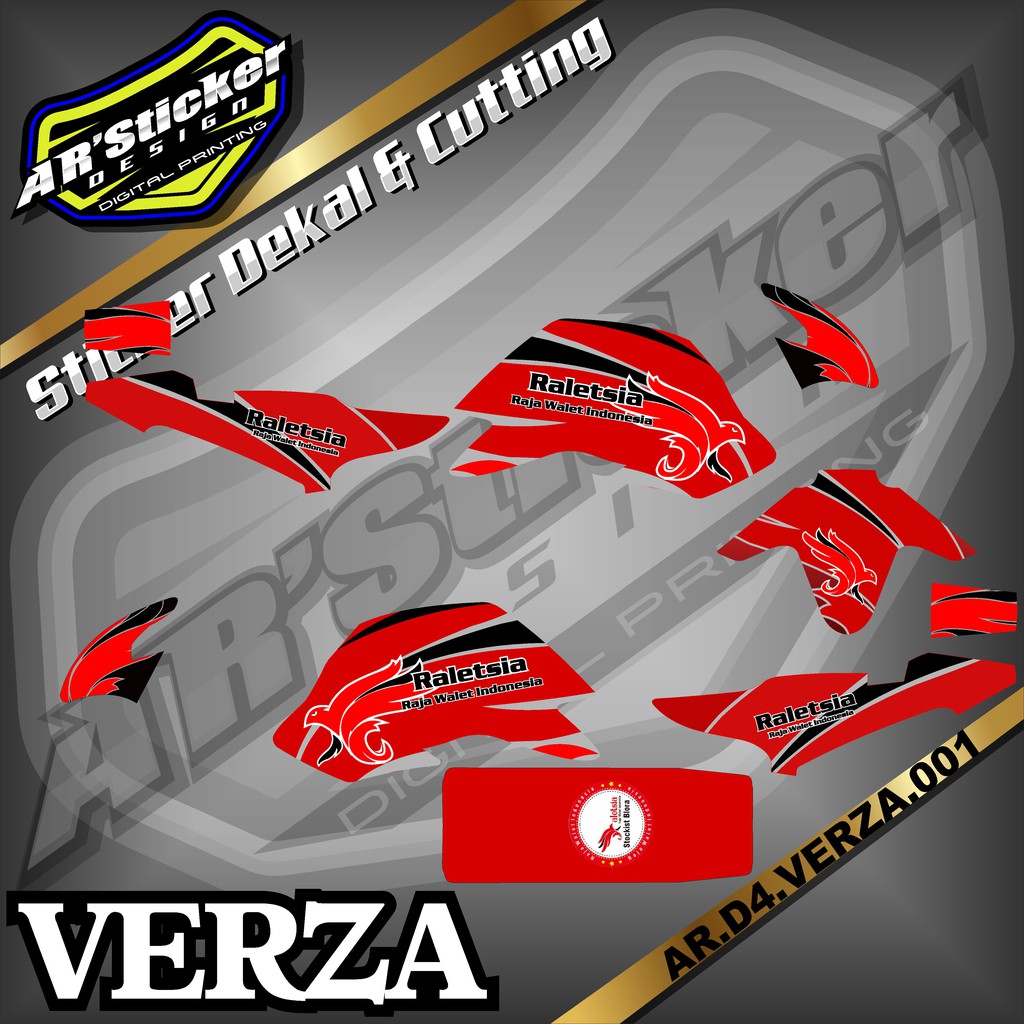 Full Body VERZA Decal, Full Body VERZA Decal Sticker (Code 001 ...