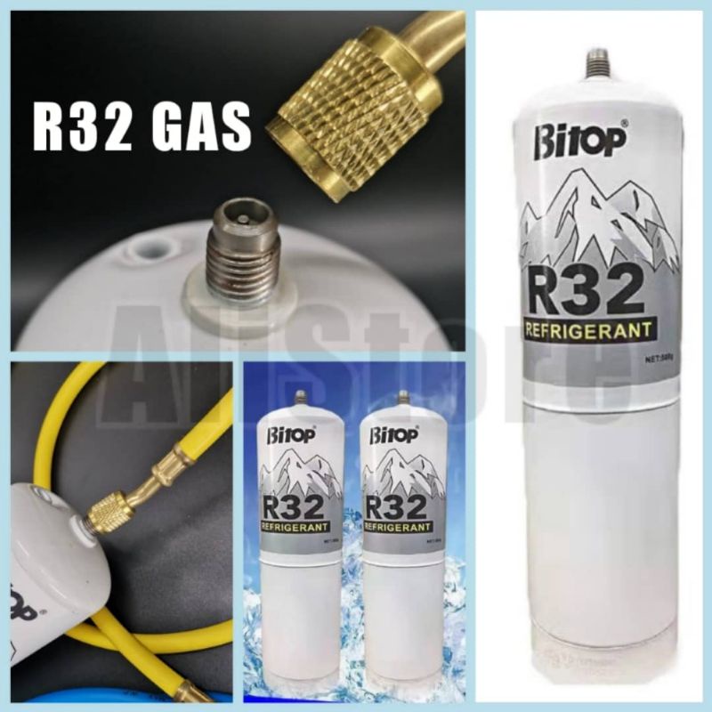 ALi Aircond Gas R32 BITOP 500g ( NOT SHIPPED TO SABAH SARAWAK ) Air Conditioner R32 Penyaman ...