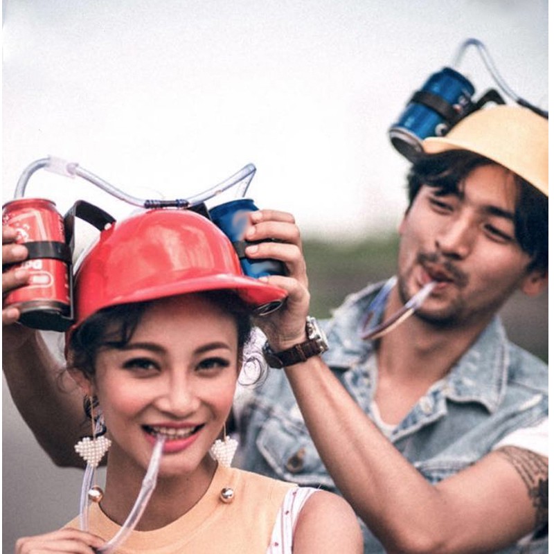 [amlesofaMY] Beer, Guzzler Drinking Hat, Colored - Party Novelty Gift ...