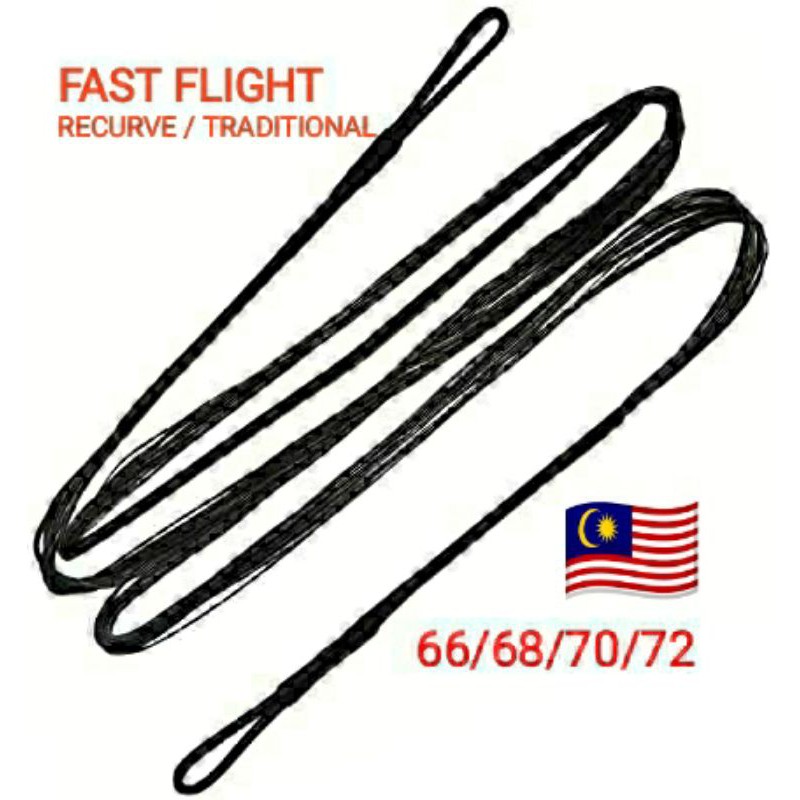 (Custom Made) Recurve/Trad Bow String BCY 652 Fast Flight | Shopee Malaysia