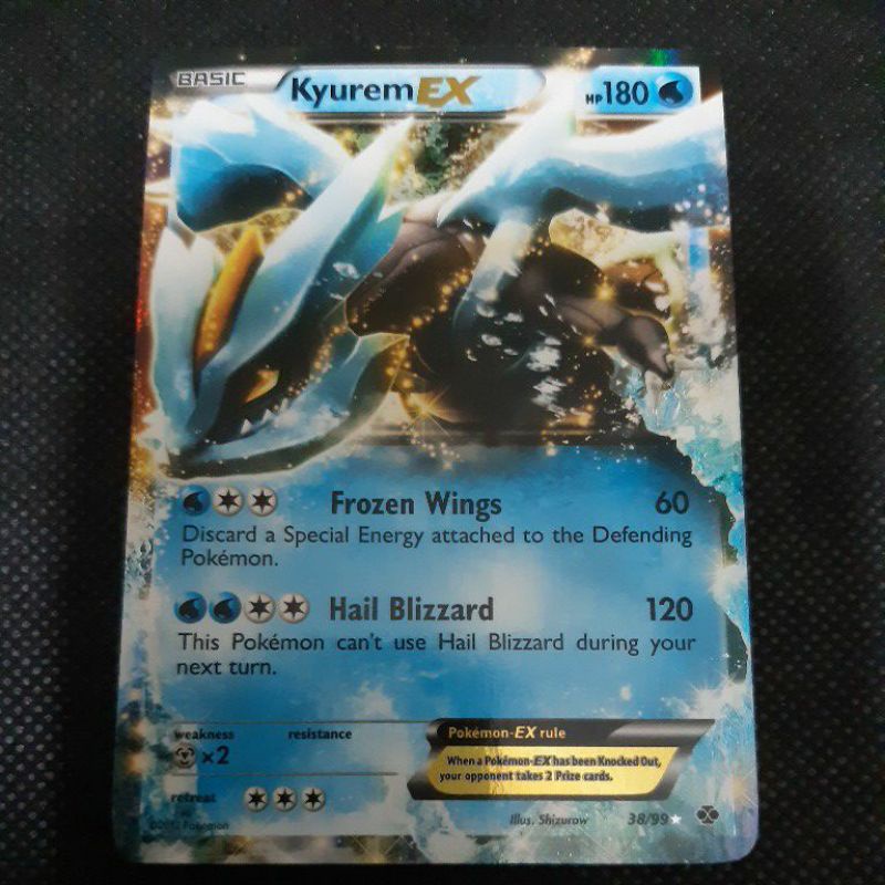 Pokemon Card TCG : Kyurem EX 38/99 -Ultra Rare 100% Original Pokemon ...