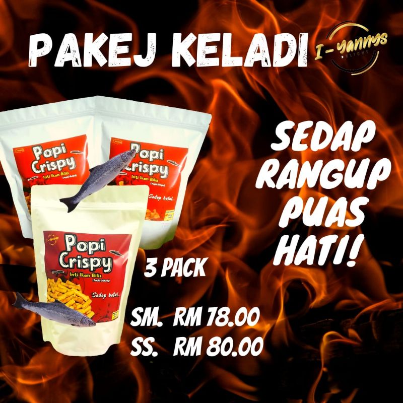Popi Crispy (popia Sedap Murah homemade inti ikan bilis 500g) | Shopee ...