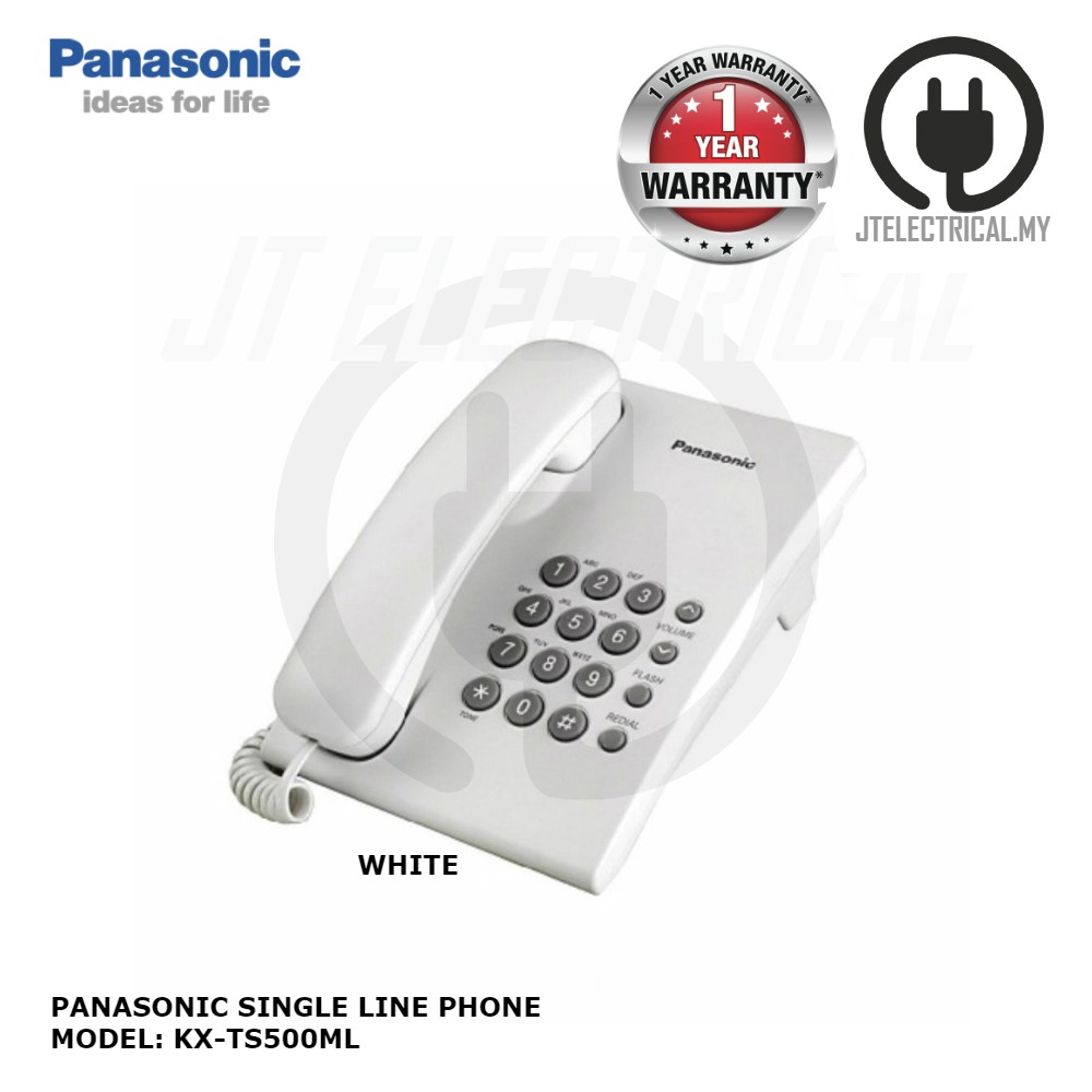 Panasonic KX-TS500ML Single Line Telephone | Shopee Malaysia