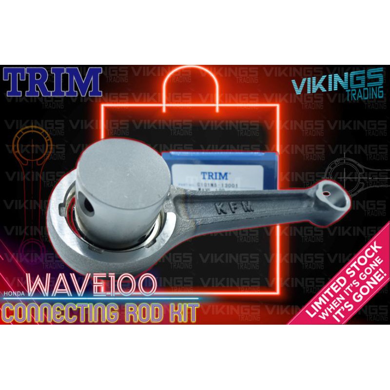 WAVE 100 KFM EX5 DREAM WAVE ALPHA MR2 TRIM MALAYSIA CONNECTING ROD CON ROD HONDA MOTORCYCLE ...
