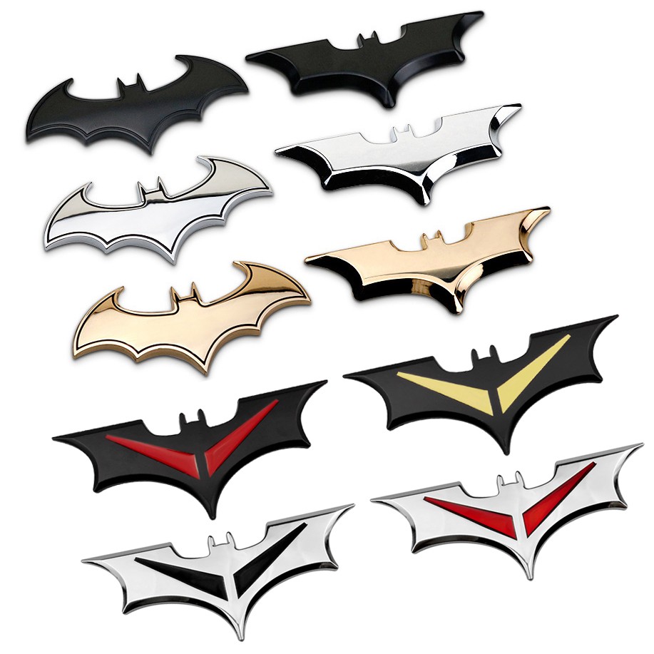Modified Batman Bat Metal Car Sticker for Volkswagen Suzuki Skoda Opel ...