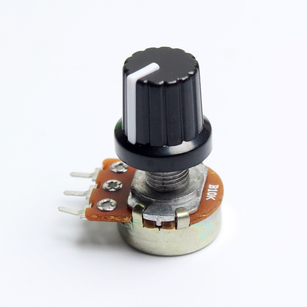 5pcs Breadboard Friendly Rotary Potentiometer 10K with Knob for Arduino ...