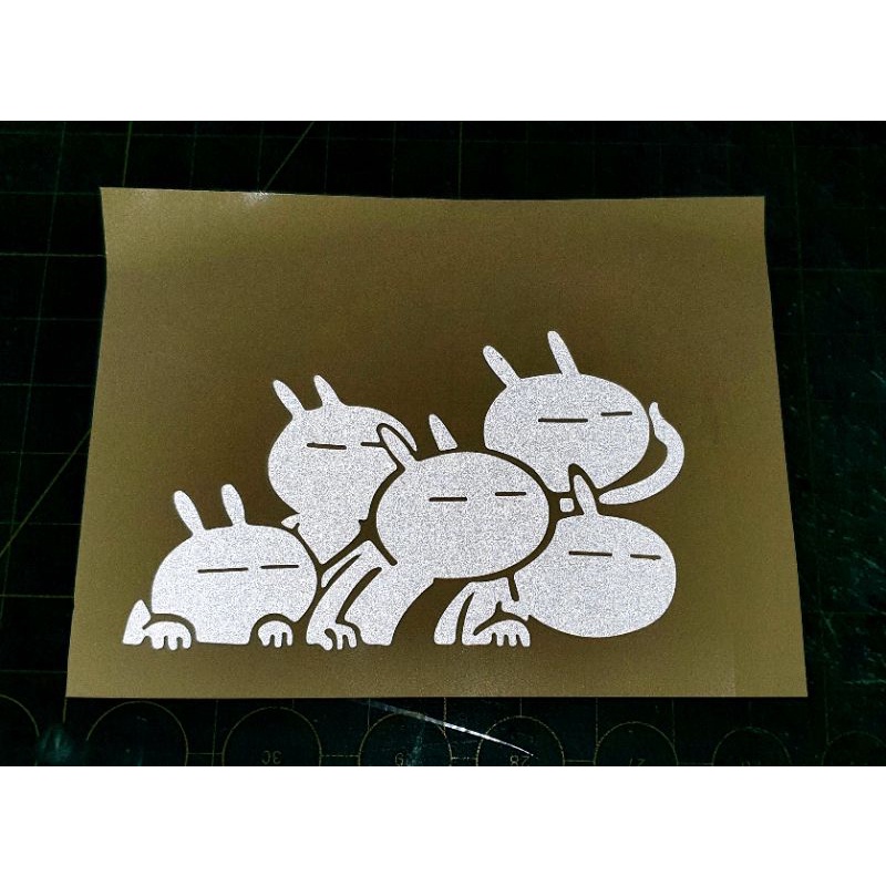 TUZKI FAMILY STICKER,STICKER KERETA,STICKER CERMIN. | Shopee Malaysia