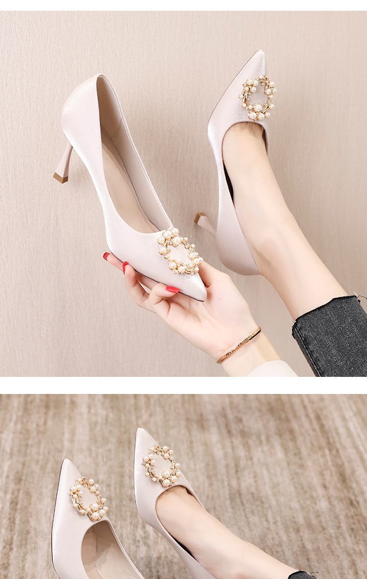 Fast Shipping SWEETC Kasut raya perempuan Raya Heels 2024 kasut tinggi ...