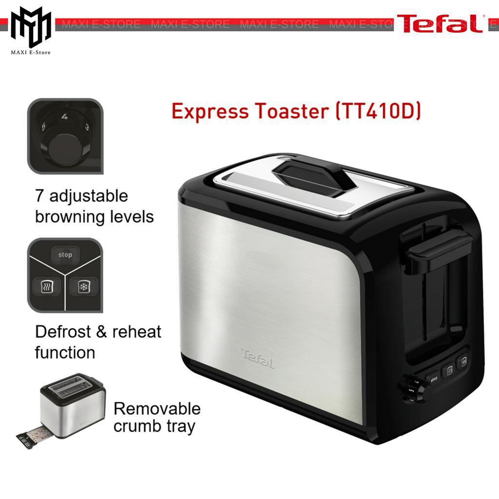 Tefal TT410D Toaster Express 2-Slice TT410 TT410D65 | Shopee Malaysia