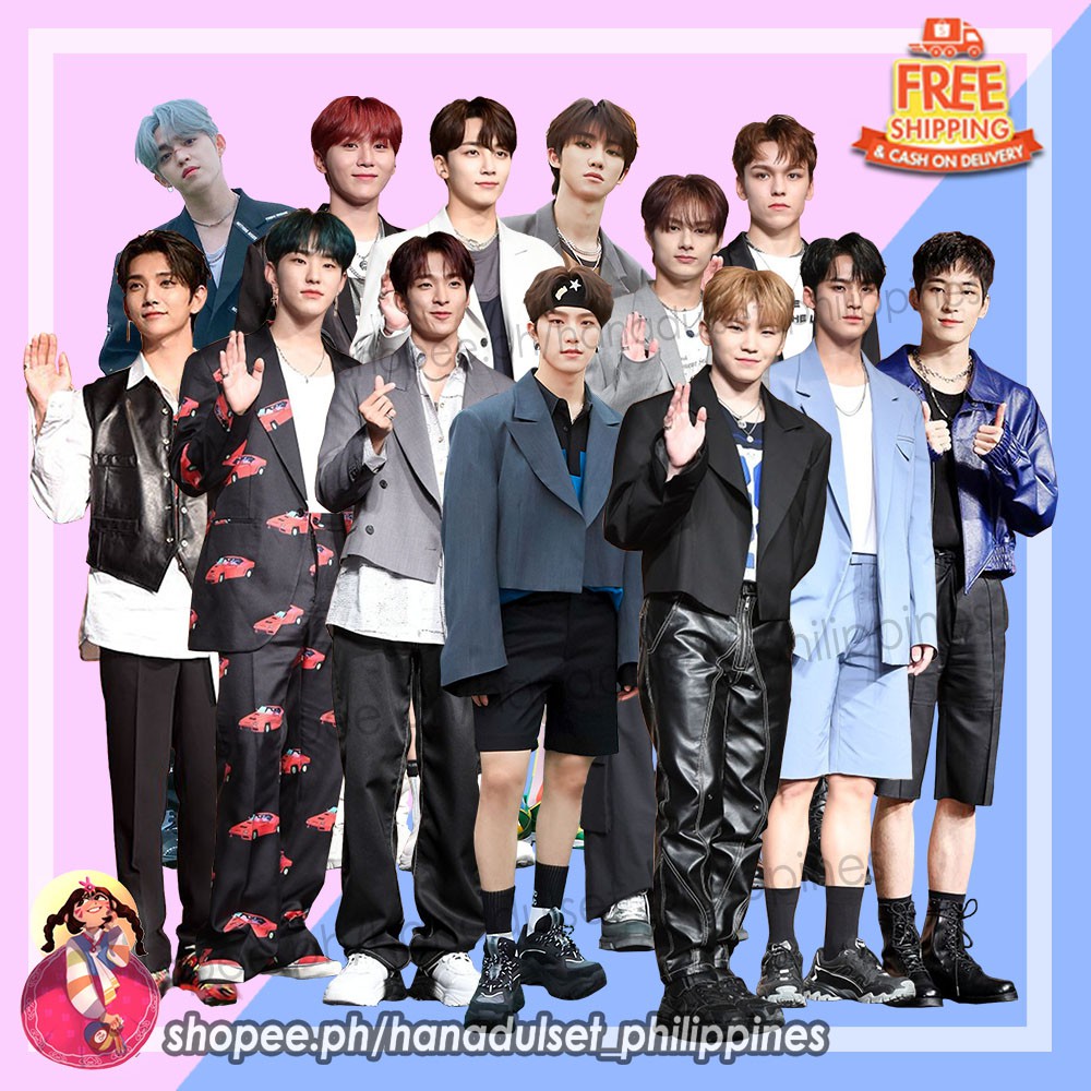KPOP 5inches | cake topper Seventeen Standee [Set] Left and Right ...