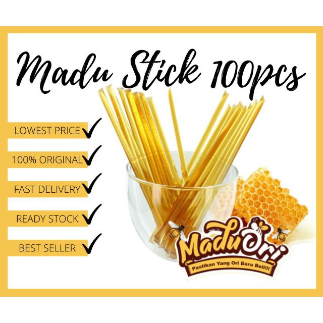 🔥[HALAL] Madu Stick 100% Asli + 🎁 FREE Car Perfume | Shopee Malaysia