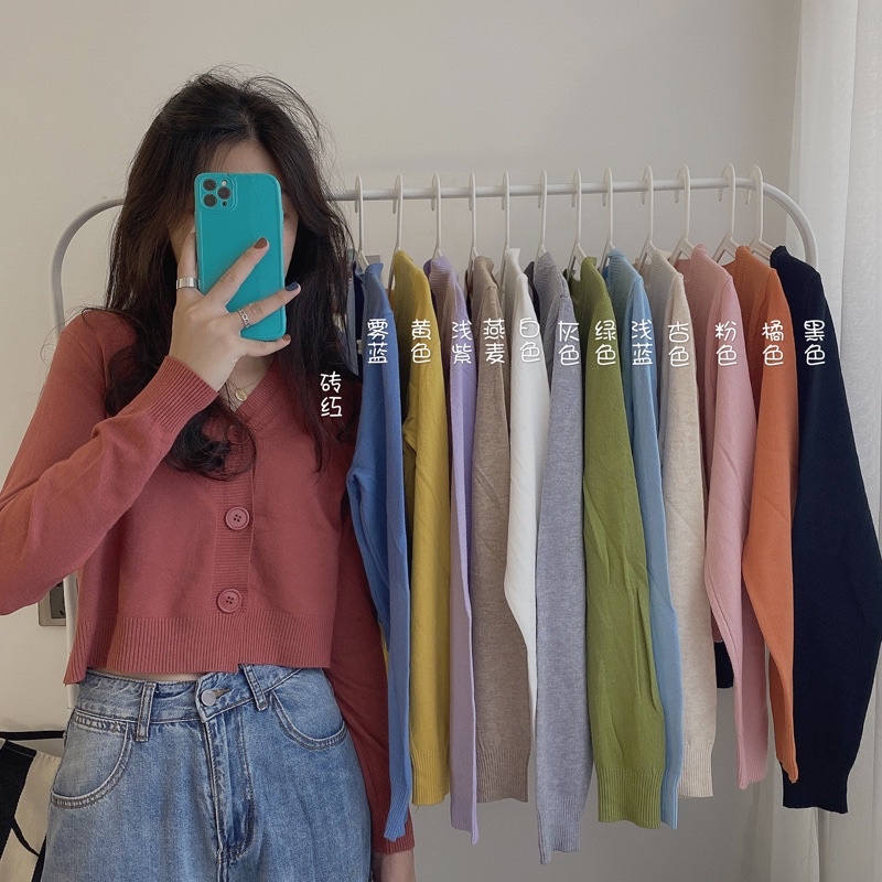 Knit outwear jacket Women Jacket Perempuan 针织外套 | Shopee Malaysia