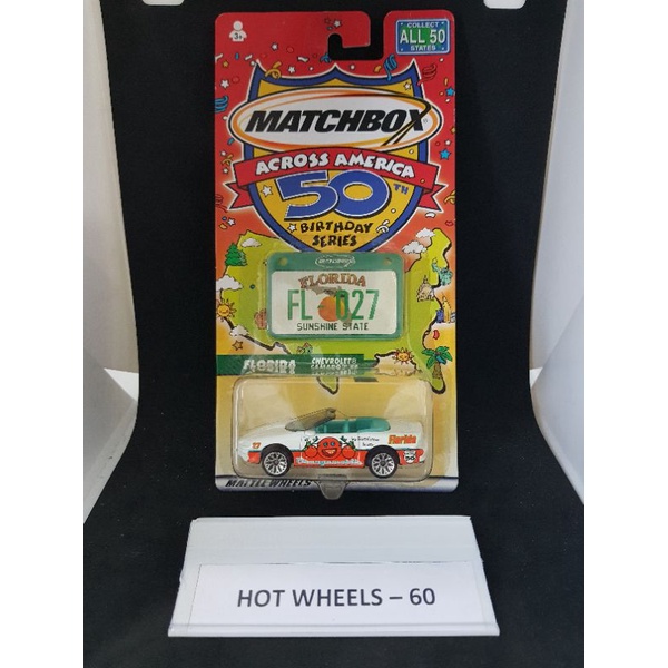 MATCHBOX ACROSS AMERICA 50th BIRTHDAY SERIES CHEVROLET CAMARO SS ...