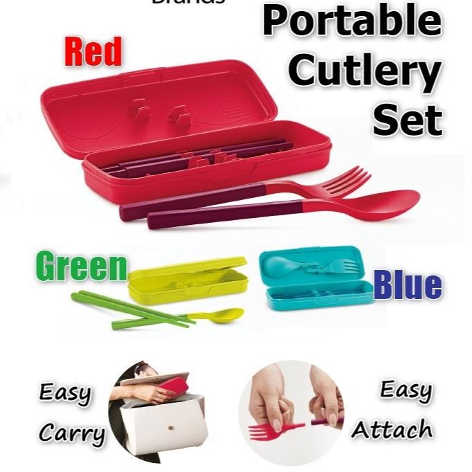 Tupperware Portable Cutlery Set (1pc) | Shopee Malaysia