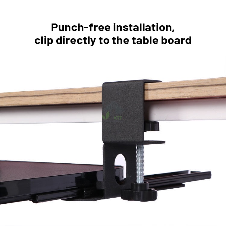 Keyboard Bracket Punch-Free Sliding Rail Keyboard Rack Installation ...