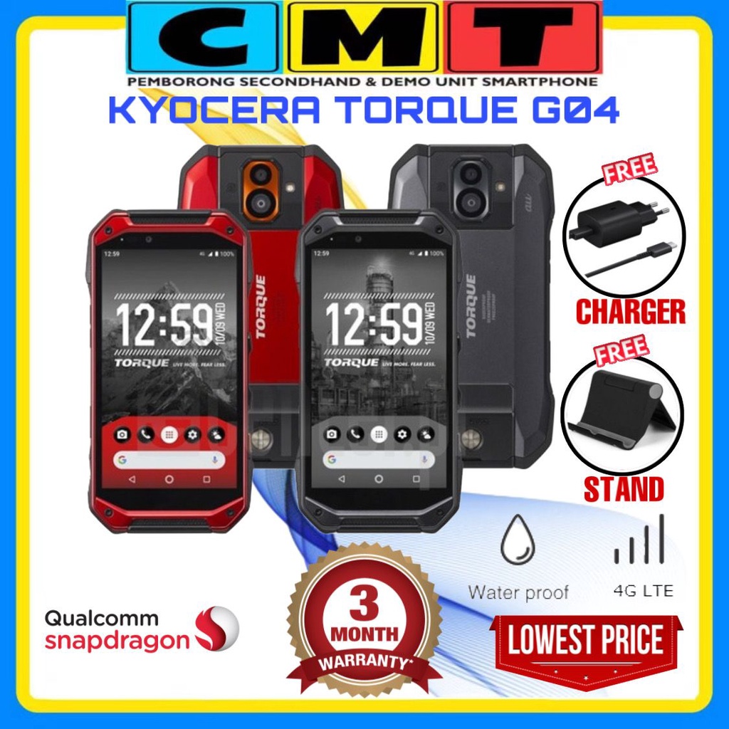 [READY STOCK] KYOCERA TORQUE G04 KYV46, TORQUE G05 KYG01 Snapdragon ...