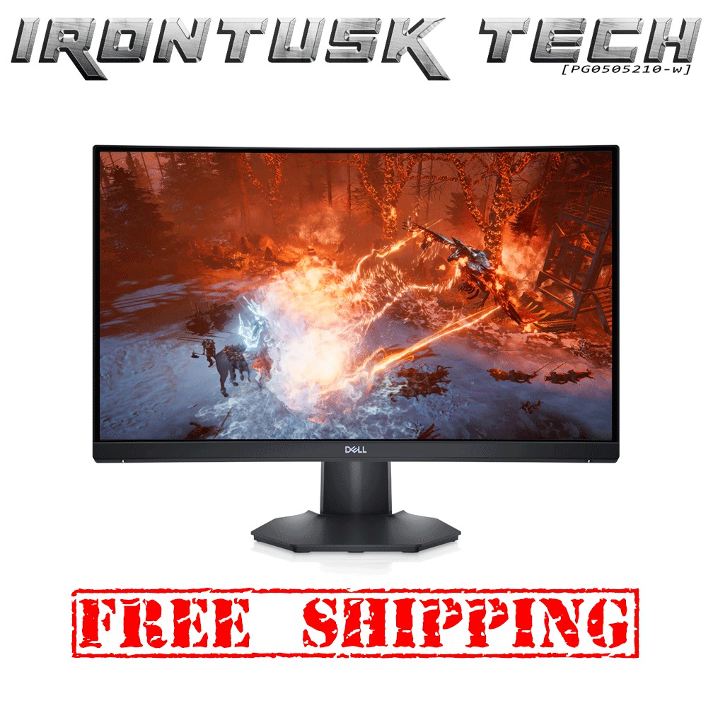 DELL 24" S2422HG CURVED GAMING MONITOR WITH 165HZ REFRESH RATE AND 1MS ...