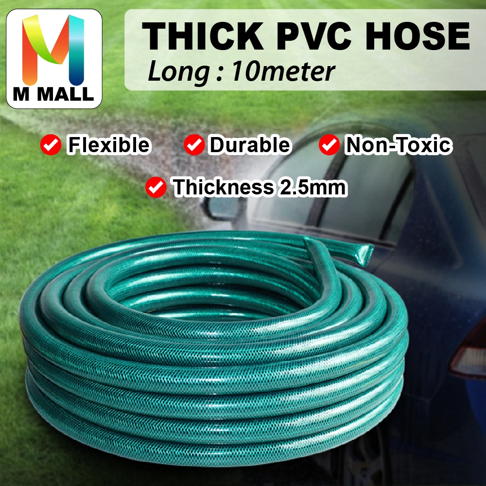 10M Reinforced Thick PVC Hose Pipe Water Hose Garden /25Mx3mm Karyon ...