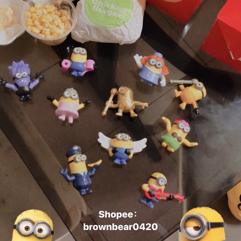 McDonald MCD🍔Minion happymeal 麦当劳小黄人玩具 with minion ball💖 | Shopee Malaysia
