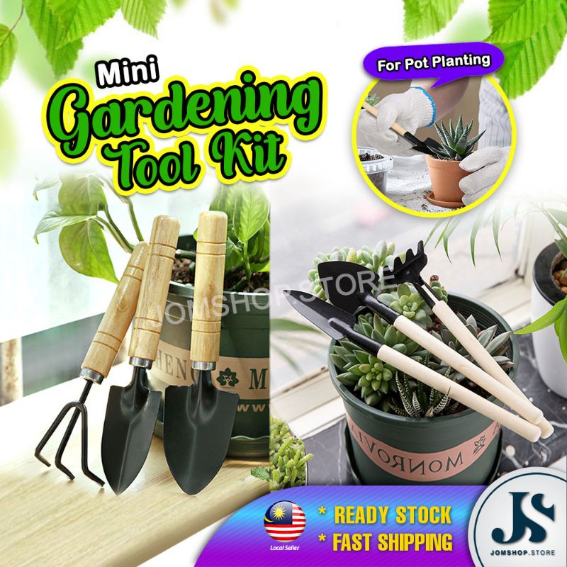 🔥🔥OFFER Set 3 Alat Tanaman Mini Set Of 3 Mini Garden Plant Tools ...