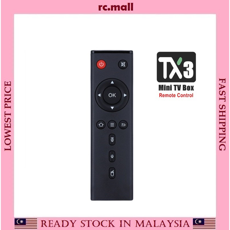 🔥QUALITY🔥 IR Remote Control for TX3 Mini TV Box Replace Remote Control ...