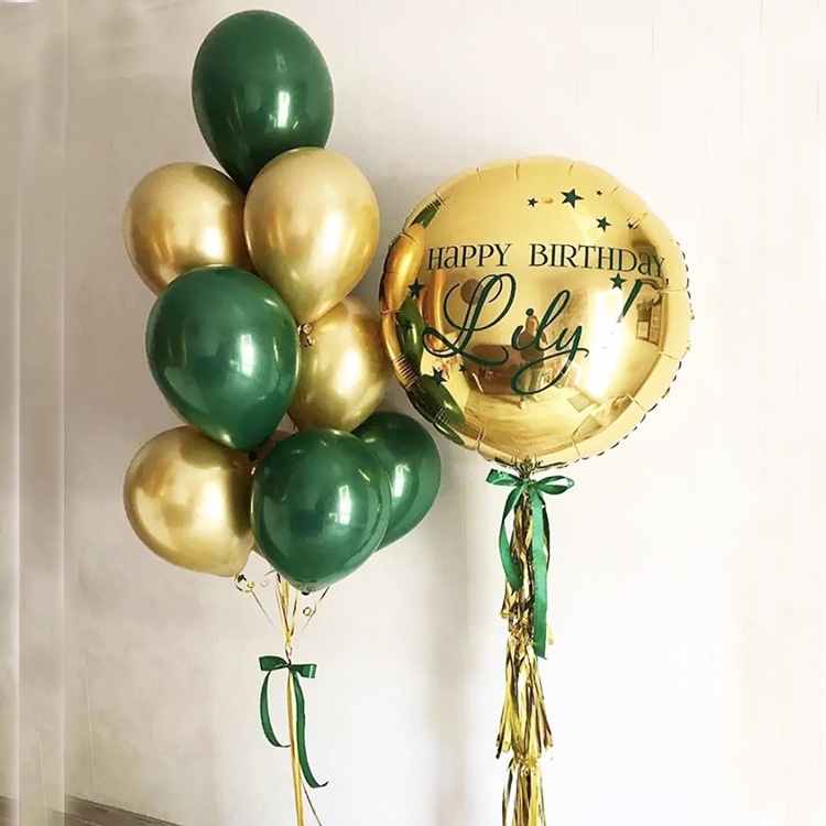 10PCs Balloon Bundle Birthday Party Ballon Decoration Baby Shower ...