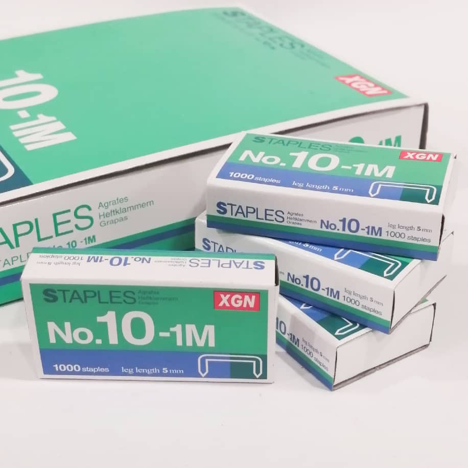 [4 boxes][20 boxes] XGN No.10-1M Staples / Bullet / Dawai Kokot / Ubat ...