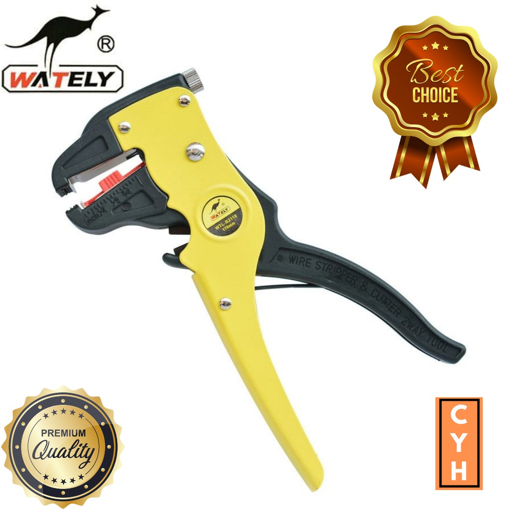 [WATELY] Automatic Wire Stripper Wire Crimper Stripping Cutter Cable ...