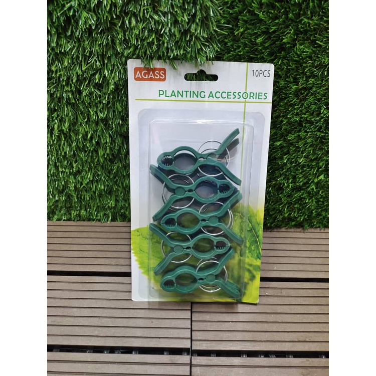 Garden Tie Accessories Reusable Plants Flower Support Ring Clips ...