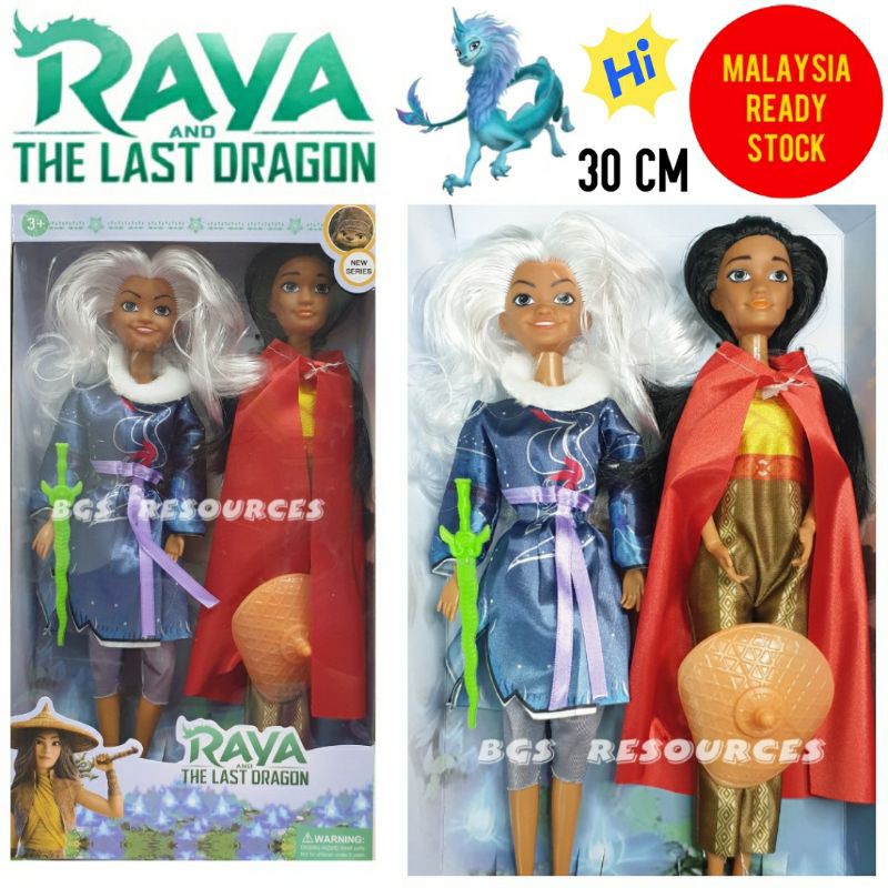 😍READY STOCK😍 RAYA DOLL 30CM RAYA AND THE LAST DRAGON RAYA AND SISU ...