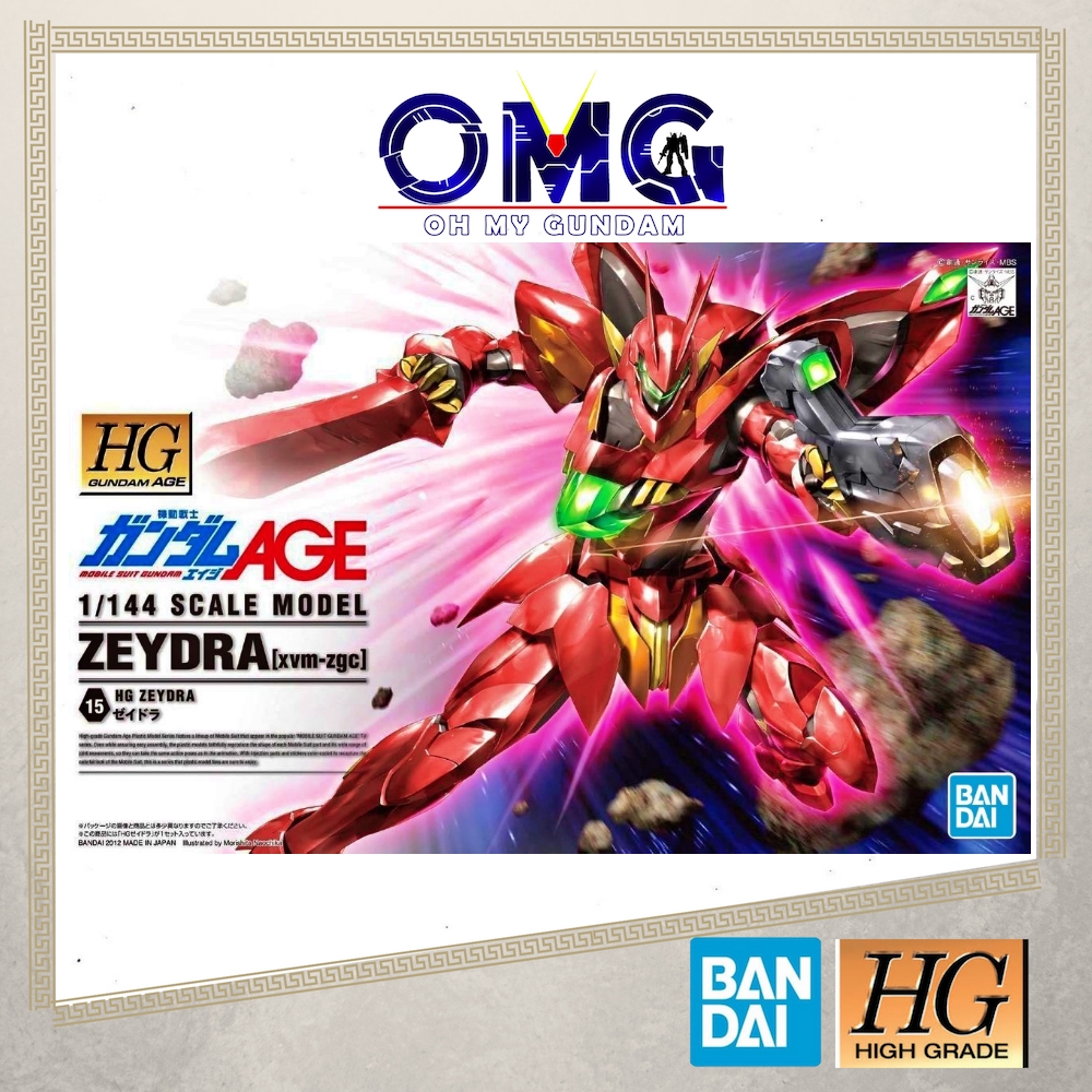 Bandai HGAG Zeydra Gundam Zeydra 60367 HG Age Zeydra HG 1/144 Zeydra ...
