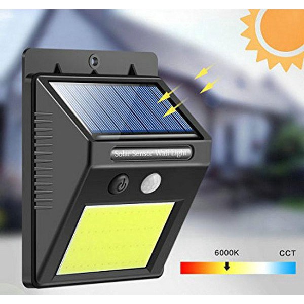 20/30/48/100 LED COB Solar Energy Powered Light PIR Motion Sensor Waterproof Wall For Porch ...