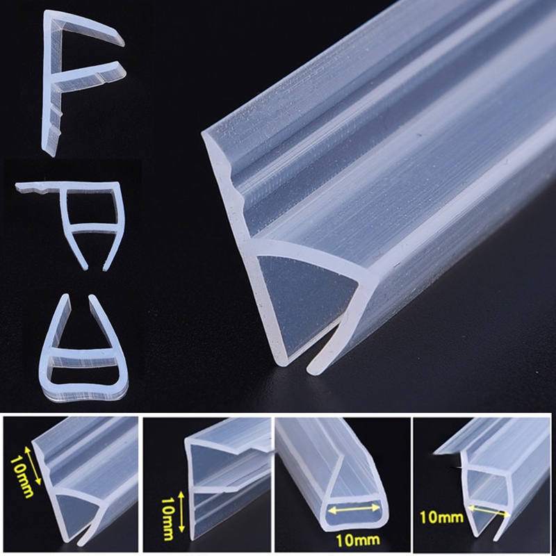 2M Bath Shower Screen Door Seal Strip | Glass Thickness 6- 12mm Rubbe ...