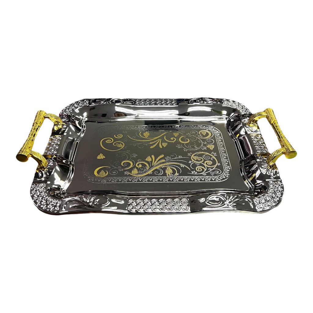 Silver Plated Tray, Dessert Tray, Cake Plate, Home Decoration / Wedding ...