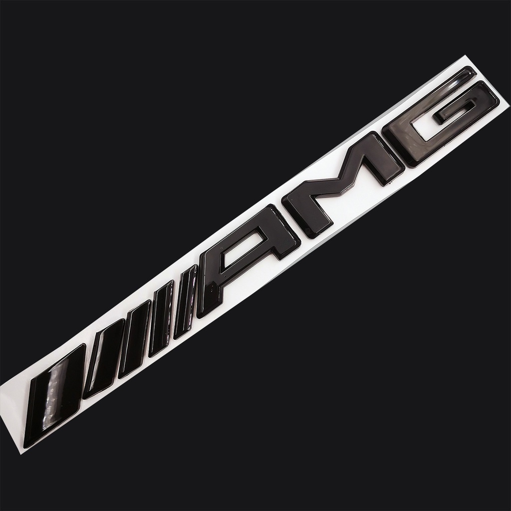16-17 Mercedes-Benz AMG logo Letters Car Rear Trunk Body Decal Emblem ...