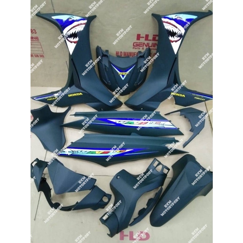 BODY COVER COVERSET HONDA WAVE 125i V1 V2 / HONDA FUTURE 125 CARB FI ...