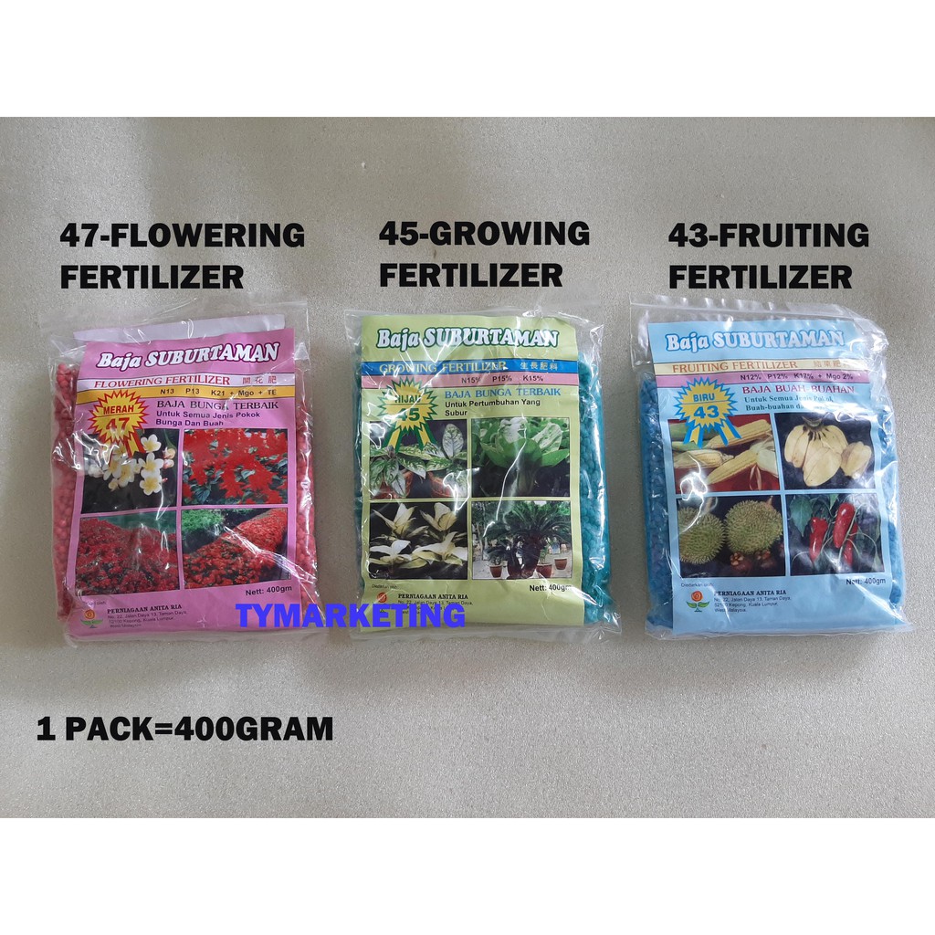 Baja Suburtaman / Baja Bunga Buah Pertumbuhan / Fertilizer Fruit Flower ...